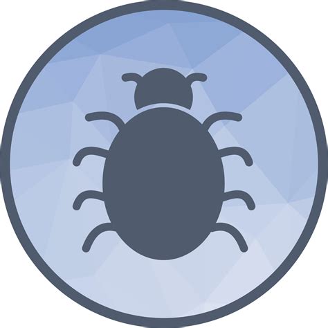 Bug Fixing Low Poly Background Icon Vector Art At Vecteezy