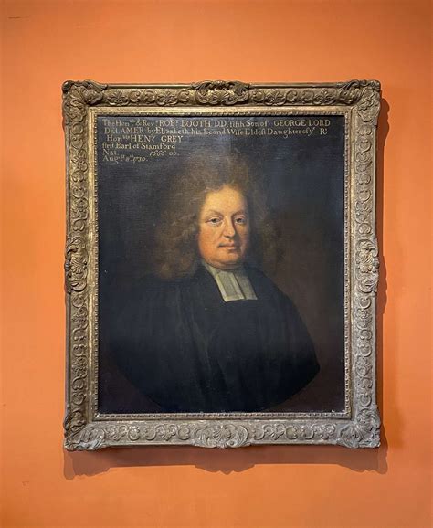 18th Century Portrait Of The Hon Rev Robert Booth