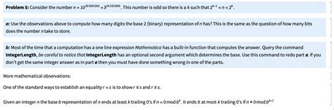 Problem 4 We Have Seen That Mathematica Allows Us To