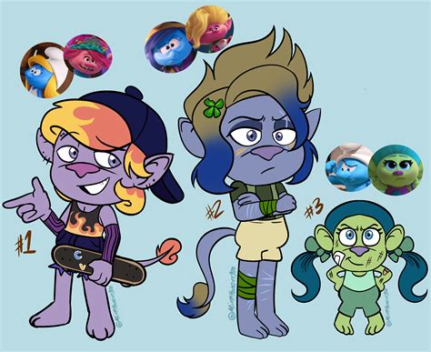 Trolls X Smurf Adopts By Mixelfangirl100 On Deviantart