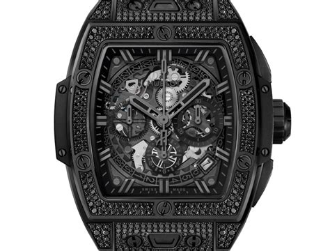 Spirit Of Big Bang All Black Pavé 42 Mm Hublot