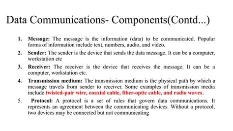 Module1 Finalpptx Behrouz A Forouzan Data Communications And