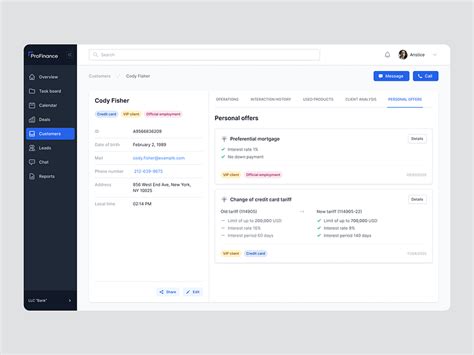 Fintech Crm System By Fojin On Dribbble