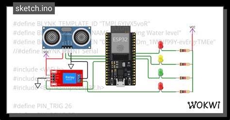Water Level Control Copy Wokwi Esp32 Stm32 Arduino Simulator