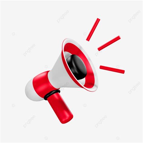 3d 렌더링 발표 아이콘 3d 렌더링 공지사항 주목 Png 일러스트 및 Psd 이미지 무료 다운로드 Pngtree