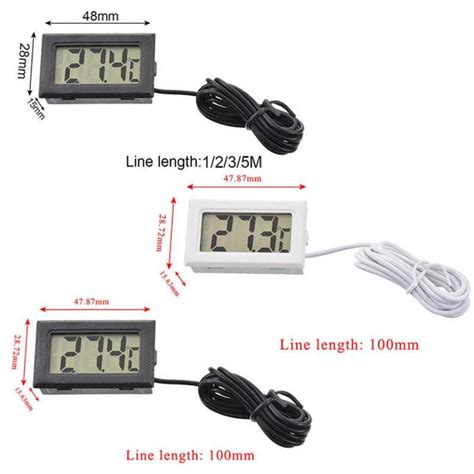 Mini Lcd Digital Thermometer Hygrometer Humidity Temperature Moisture Sensor Meter Temperature