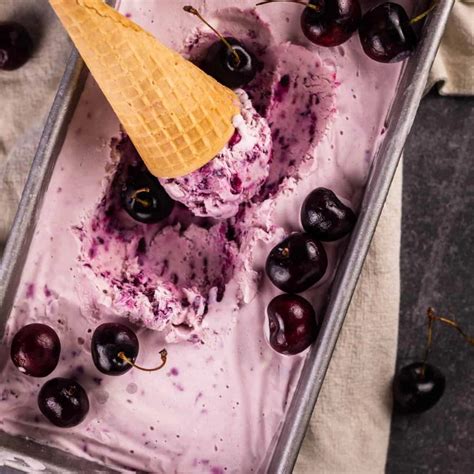 Best Black Cherry Ice Cream An Easy Homemade Recipe