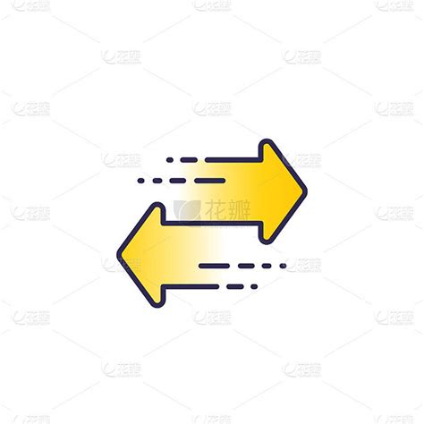 箭头，反转，交换，带轮廓的开关图标