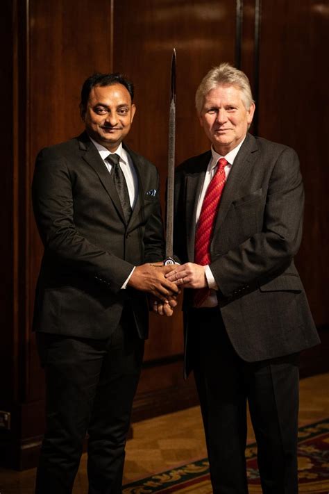 Madhava Kumar Gaddam On Linkedin Recieved Prestigious Sword Of Honour Award Mr Mike Robinson