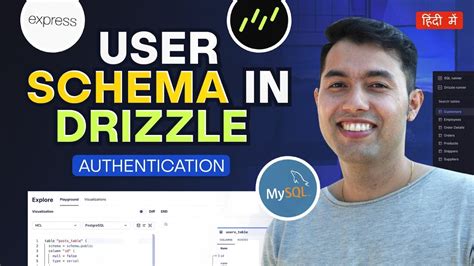 Creating User Schema In Drizzle Orm Backend Authentication Setup