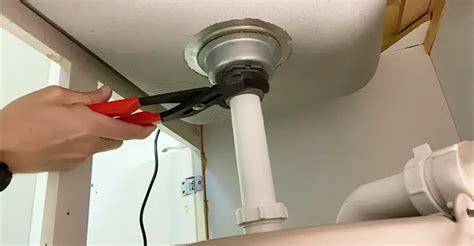 How To Remove A Stuck Kitchen Sink Drain Flange
