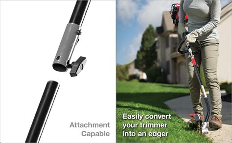 TrimmerPlus Lawn Edger Attachment For Compatible Gas Powered Multi Use Outdoor Equipment TPE720