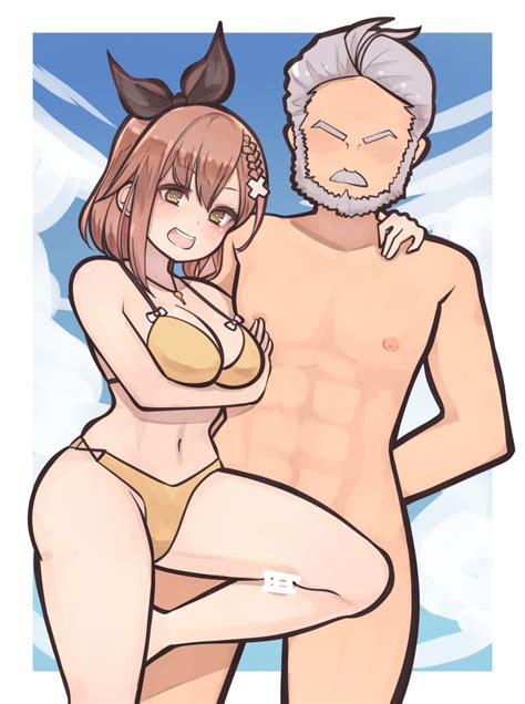 Rule 34 1boy 1girls Abs Arms Behind Back Atelier Series Atelier