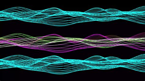 Abstract Dynamic Particle Wave Of Lines Futuristic Glowing Particle Lines Digital Background