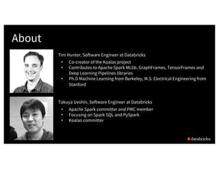 Koalas Making An Easy Transition From Pandas To Apache Spark PPT