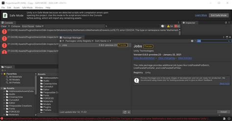 upgrading a project to a newer unity version 2019 lts to 2020 lts