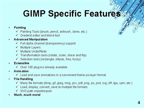 Gimp Gnu Image Manipulation Program Introduction To Web