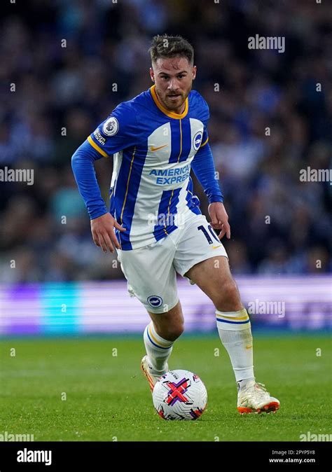 Brighton And Hove Albions Alexis Mac Allister During The Premier