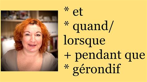 ОДНОВРЕМЕННЫЕ ДЕЙСТВИЯ во французском языке Youtube