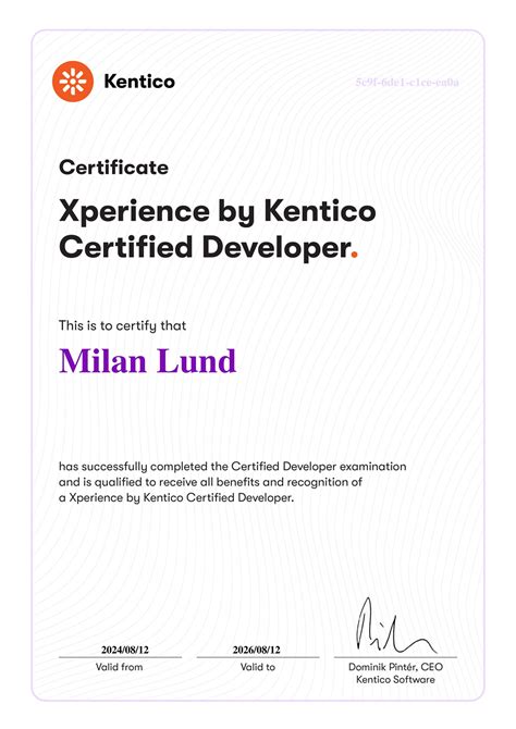 Milan Lund Full Stack Web Developer Solution Architect Consultant For Xperience By Kentico