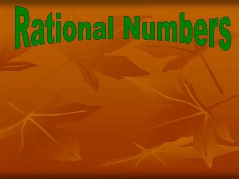 Ppt Rational Numbers Powerpoint Presentation Free Download Id 1712440