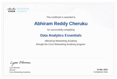 Dataanalytics Excel Sql Tableau Dataethics Cisconetworkingacademy