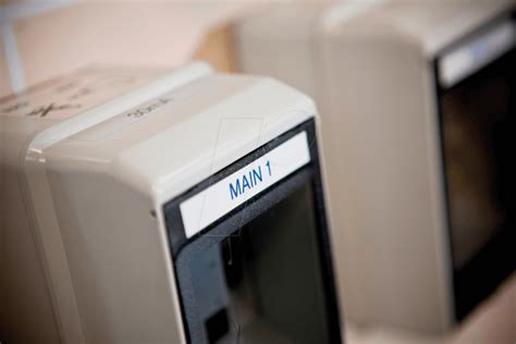 P Touch Tze Laminated Labelling Tape Blue On White Mm At Reichelt Elektronik