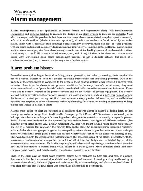 Alarm Management Download Free Pdf Systems Engineering Alarm Management Download Free Pdf Systems Engineering