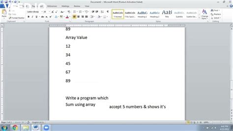 Array In C Programing Youtube