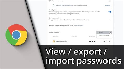 View Saved Passwords Chrome Manage Passwords In Chrome Tutorial
