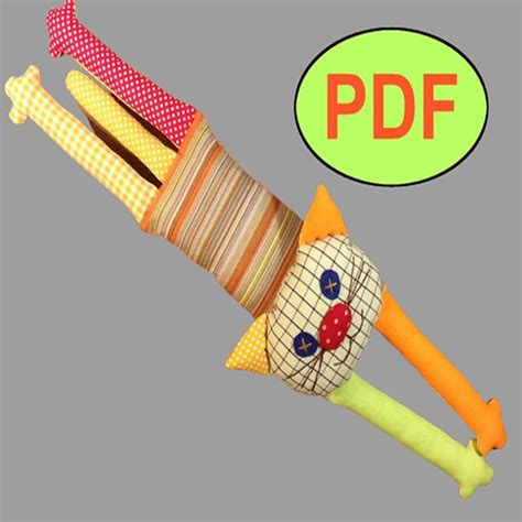 Cat Plush Pattern Pdf Cat Sewing Pattern Tutorial Cat Doll Inspire Uplift