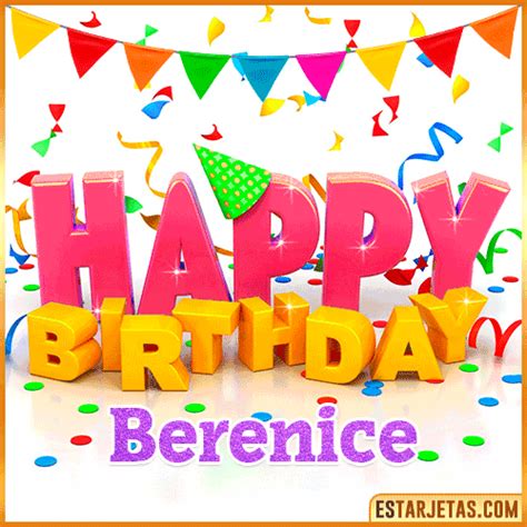 Feliz Cumpleaños Berenice Imágenes  Tarjetas Y Mensajes