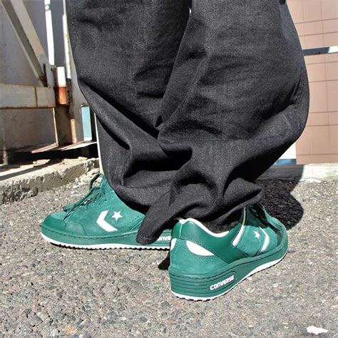Converse Weapon Leather Low Top Shoe Forest Green купить в Минске
