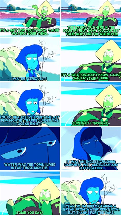 Steven Universe Barn Mates Lapis Reminds Me Of In This Episode An