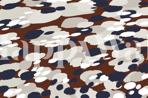 Modern Abstract Berry Pattern Wallpaper