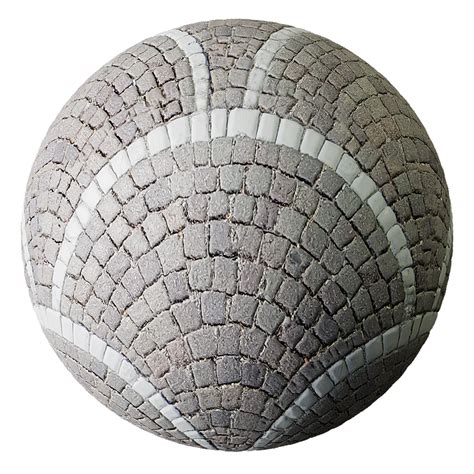 Shell Cobble Paving Free Floor Materials Blenderkit