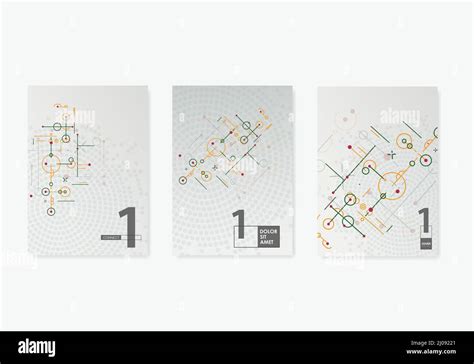 Cover Network Polygonal Element Abstract Form With Connected Lines And