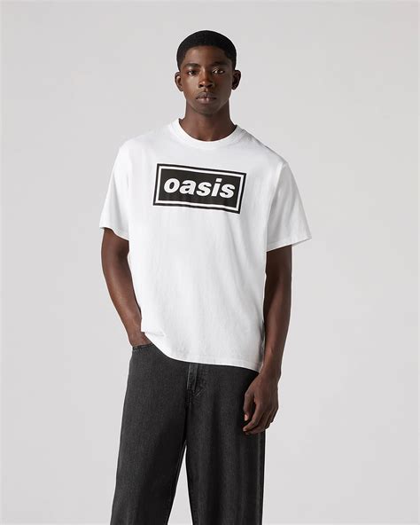 Oasis Band Tee White Levis® Ie