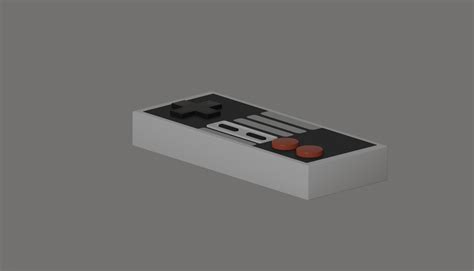 3d Model Classic Controller Vr Ar Low Poly Cgtrader