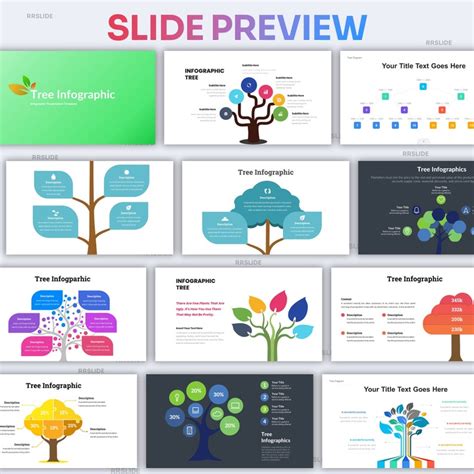 Tree Vector Infographic Powerpoint Template Best Powerpoint Template Easy To Edit