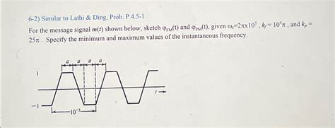 6 2 ﻿similar To Lathi And Ding Prob P 4 5 1for The
