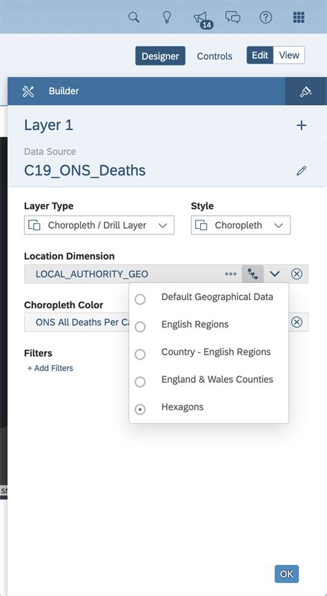 visualise hana spatial clusters with an sac chorop sap community