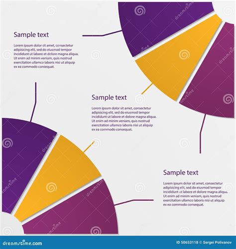 Vector Illustration Infographic Radial Shape Stock Illustration Illustration Of Diagram