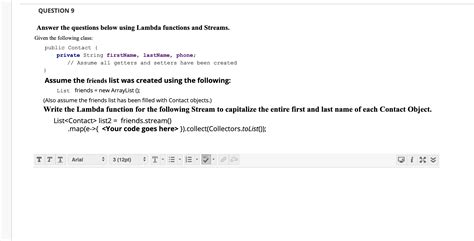 Solved QUESTION Answer The Questions Below Using Lambda Chegg Com