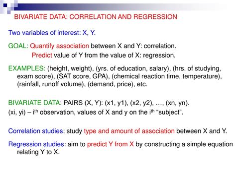 Ppt Bivariate Data Correlation And Regression Powerpoint Presentation Id9463874