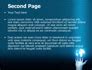 Glowing Globe Free Presentation Template For PowerPoint Google Slides And Keynote PPT Star