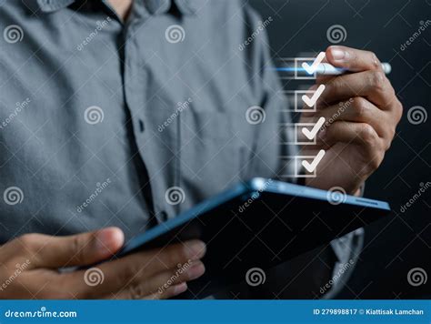Digital Guarantee Checkmark Business Checking Quality Assurance Qa Or
