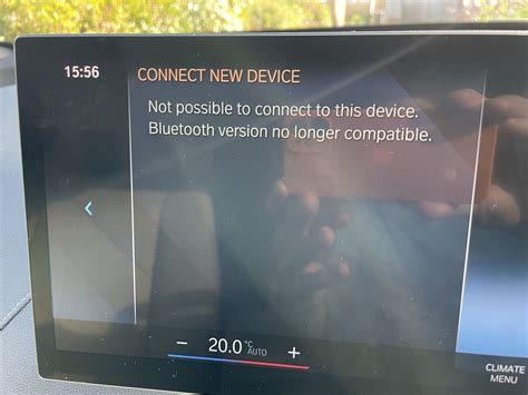 bluetooth version no longer compatible carplay won t connect bmw ix