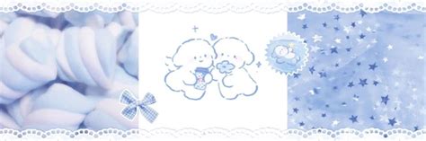 Header ˎˊ˗ In 2025 Blue Twitter Header Blue Banner Cute Banners