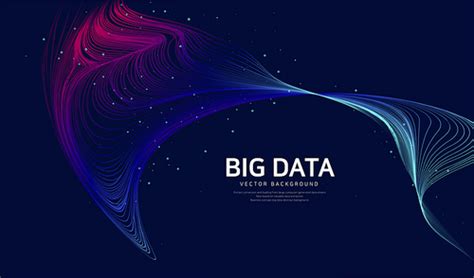 유토이미지 역동적인 곡선라인 아트 배경